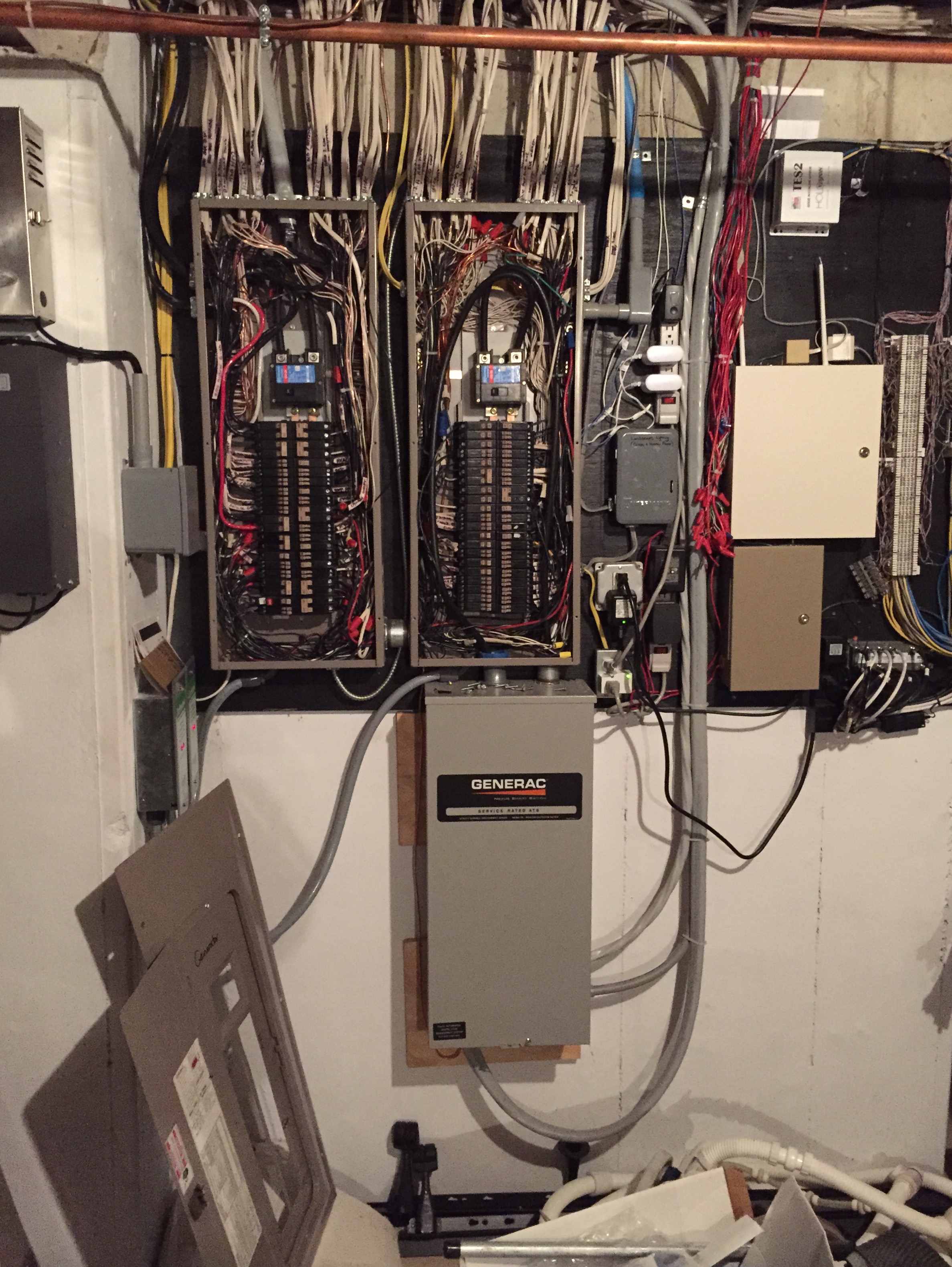 BEFORE-Overloaded Breaker Box with Illegal twin breakers - Stahl Electric